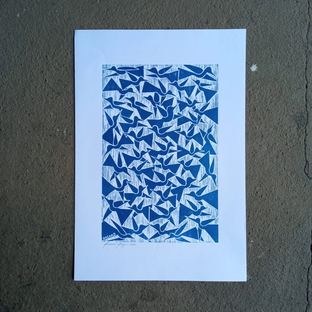 Xilogravura Original Bacaro Borges Artista Popular