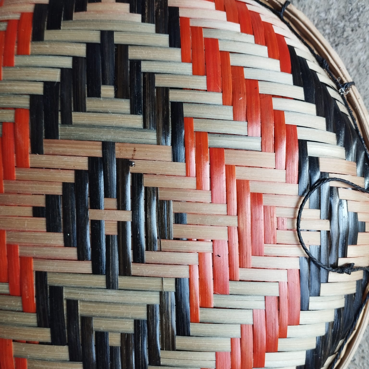 Peneira / Balaio em fibra de arumã e grafismos, Povo Baniwa